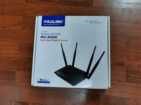 Prolink Prc Wireless Ac Dual Band Gigabit Router With Wifi Extender Computers Tech