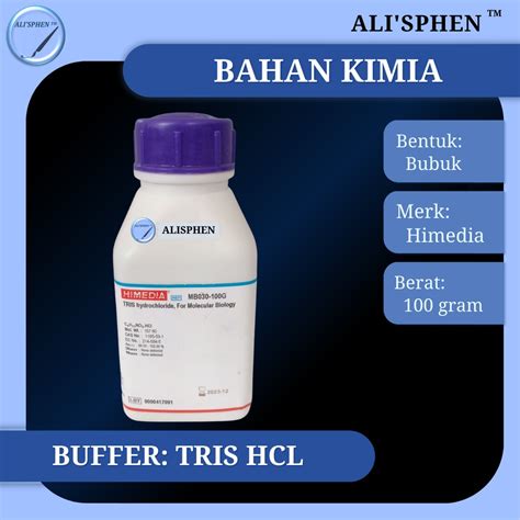 Jual Tris Hcl Buffer Hcl Himedia 100 Gr Ready Stock Shopee Indonesia