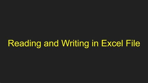 Complete Course On How To Read And Write In Excel Using Java Youtube