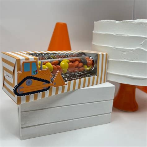 Construction Candy Box Etsy