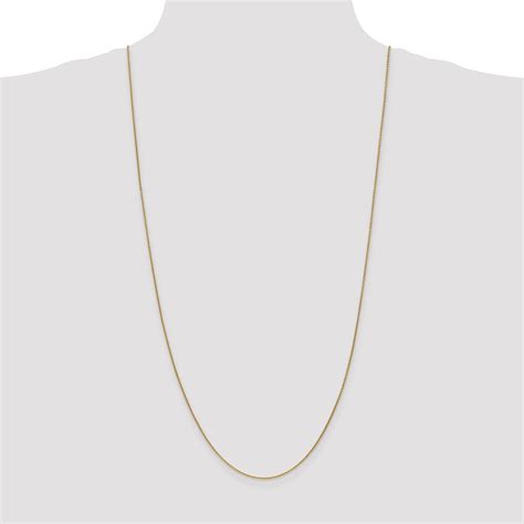 Buy Stylish 30 Inch 14k Gold 1mm Round Open Link Cable Chain Lobster Clasp