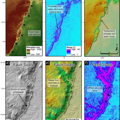 The Chipola Fault A C Overview Of The Chipola Fault Shown In The