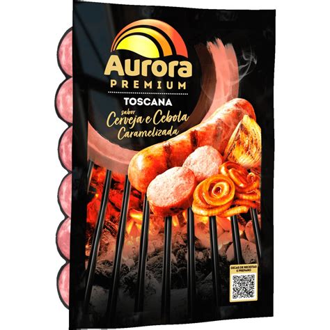 Linguiça Toscana Congelada Aurora Premium Tenda Atacado