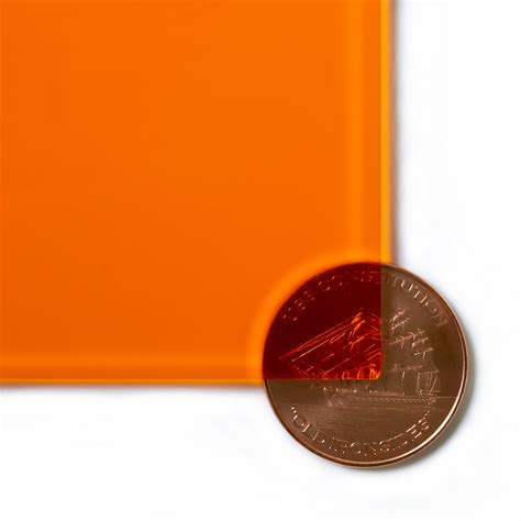 2422 Amber Color Cast Acrylic Petersen Brothers Plastics