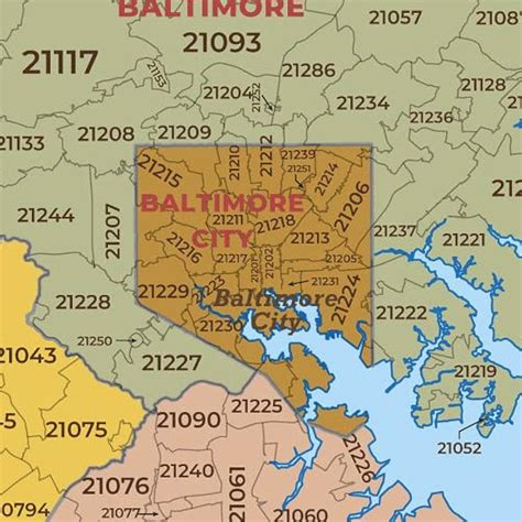 Maryland Income By Zip Code Map Baltimore City Zip Code Map Living