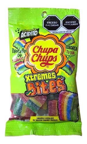 Xtreme Bites Chupa Chups Arcoíris 57g Mercadolibre