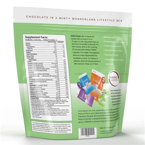 Premium Lifestyle Mix Gluten Free Protein Shake Thrive By Le Vel