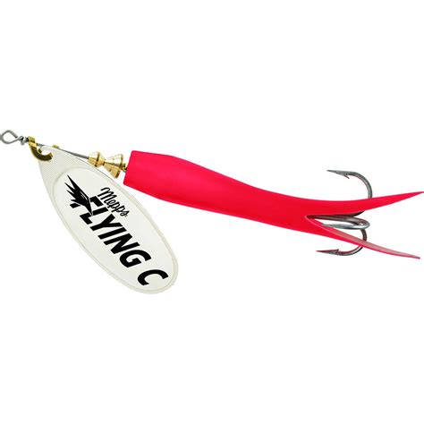 Mepps Flying C Spinner Red Silver 5 8 Oz