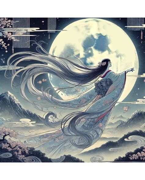 Princess Kaguyas Moonlit Departure Kaguya Moon Goddess Moon