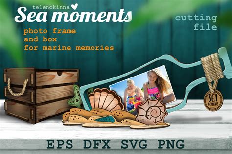 Frame And Box For Sea Moments Svg · Creative Fabrica