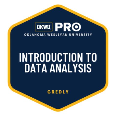 Introduction To Data Analysis Credly Introduction To Data Analysis Credly