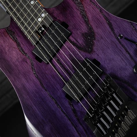 Legator Ghost G6fp 6 String Headless Multiscale Electric Guitar Iris