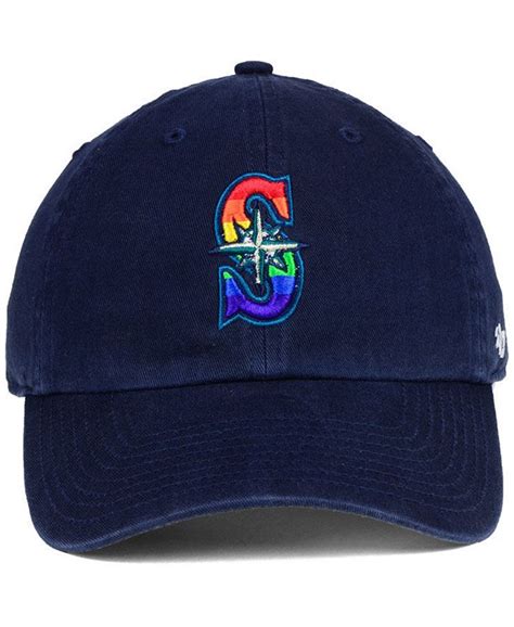 47 Brand Seattle Mariners Pride Clean Up Strapback Cap Macys