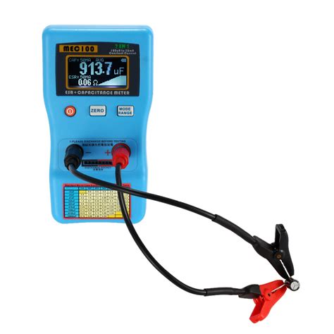 2 In 1 Digital Auto Ranging Capacitor Esr Meter Quality Capacitance Tester Internal Resistance