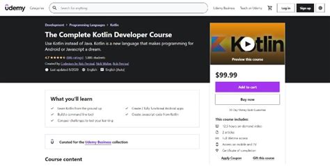 Best Kotlin Courses To Learn Online For Detailed Pros And Cons