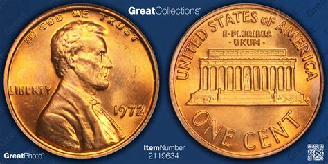 1972 Lincoln Cent Doubled Die Obverse Ngc Ms 65 Rd Cac Green Oh Item