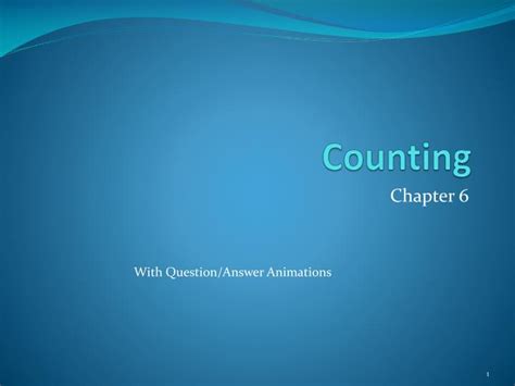 Ppt Counting Powerpoint Presentation Free Download Id 1820237
