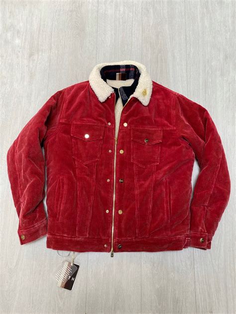 Kith Kith Red Corduroy Layered Jacket Grailed
