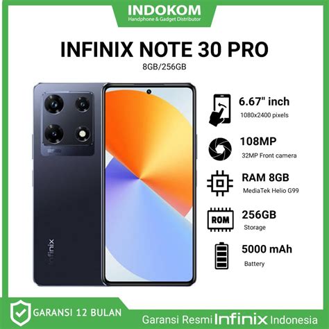 Jual Infinix Note Pro Gb Gb Garansi Resmi Shopee Indonesia