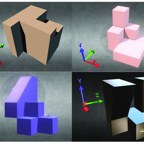 Example Question From Purdue Spatial Visualization Test Rotation Download Scientific Diagram