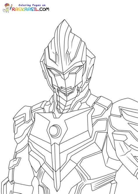 Ultraman Tiga Coloring Pages 2025