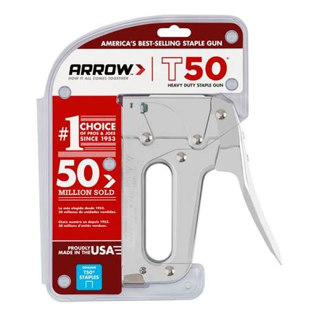Arrow T50 Heavy Duty Staple Gun T50 4 Blains Farm And Fleet