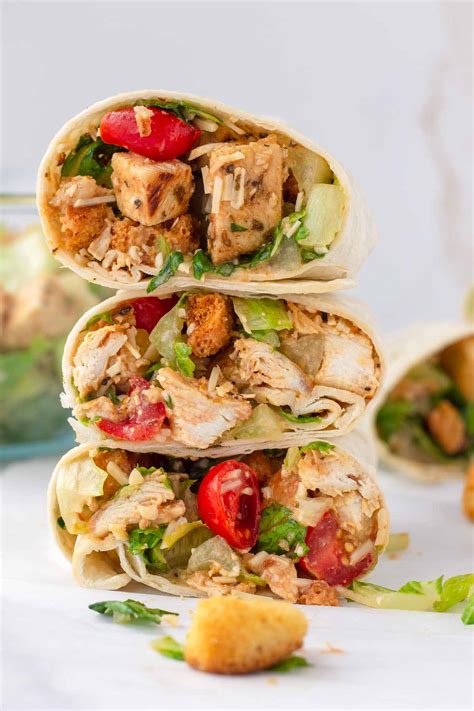 Grilled Chicken Caesar Wrap Recipe