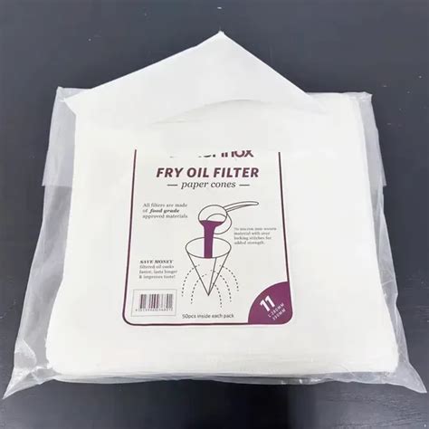 Frying Oil Filter Paper Fast Food Cooking Deep Fryer Oil Filter