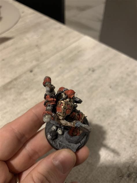 Conversion Aos Slaughterpriest To 40k Khorne Champion Rwarhammer40k