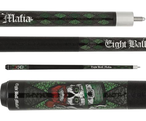 Eight Ball Mafia Leprechaun Head Eight Ball Mafia Pool Cues