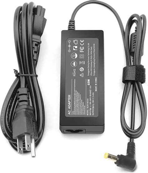 65w Laptop Charger For Toshiba Satellite C55 C655 C75d C50 A505 A665