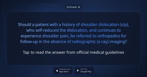 Should A Patient With A History Of Shoulder Dislocation Sp Who Self