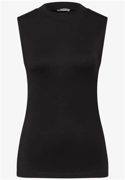 Street One Basic Top Voor Dames In Zwart Street One