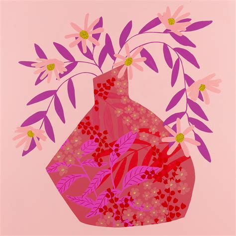 Violet Blooms Print — Bailey Schmidt Art