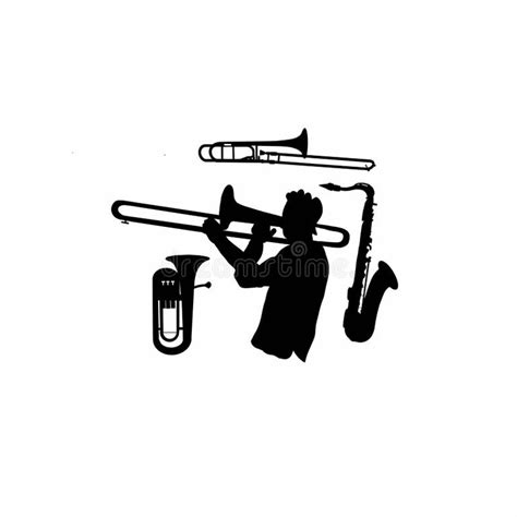 Trombone Instrument Stock Illustration Illustration Of Trombone