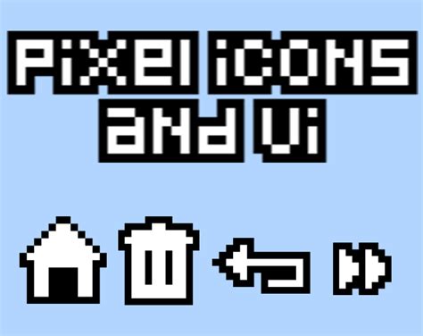 Pixel Icons And Iu By Sandia