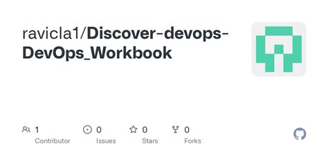 Github Ravicla1discover Devops Devopsworkbook