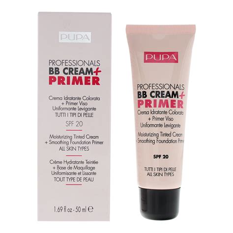 Pupa Professional BB Cream + Primer 001 Nude Tinted Cream 50ml All Ski