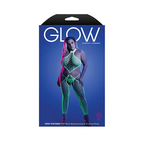 High Voltage High Neck Bodystocking And G String Queen Size Shop