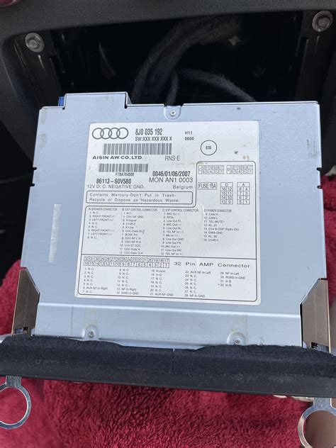 Upgrading Rns E Unit From 192 To 193 Audi Tt Forum
