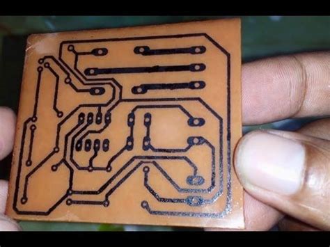 How To Make A Printed Circuit Board PCB At Home YouTube Printed Circuit Board Circuit