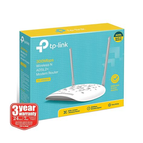 Tp Link Td W N Wireless N Mbps Modem Adsl Free Filter Wifi Wps