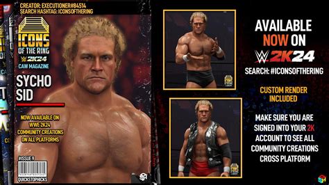 Sycho Sid By Iconsofthering Available Now On Cc For 2k24 R Wwegames