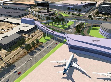 Airfield And Terminal Modernization Project Elements Los Angeles World