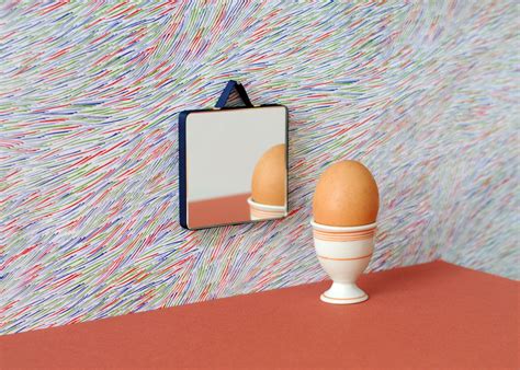 Inga Sempé Wraps Ribbon Around Ruban Mirrors For Hay