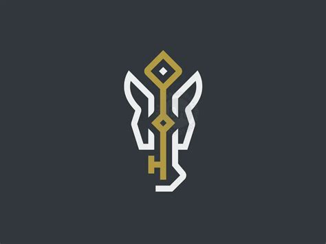 Key Logo Mark Logo Branition