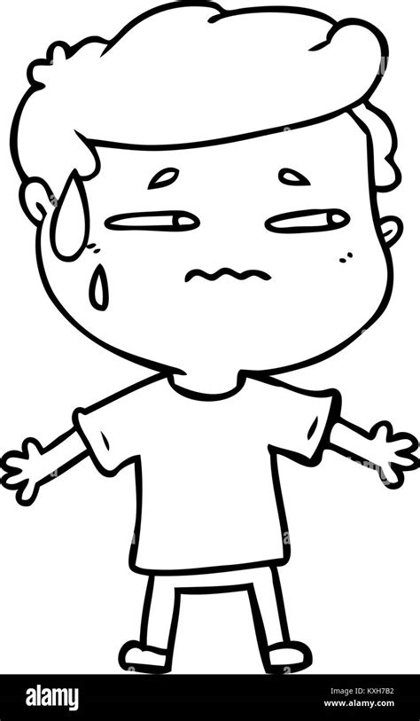 Nervous Expression Drawing