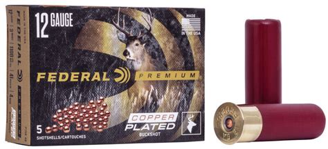 Federal Premium 12 Gauge 3 41 Pellet 4 Buck Copper Plated Buckshot 5