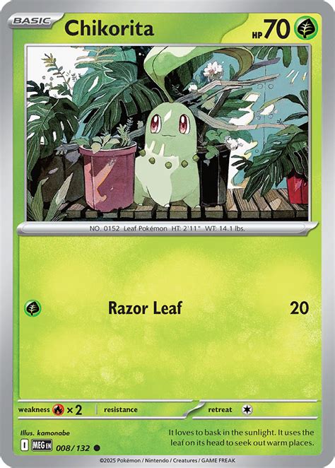 8 132 Chikorita Mega Evolution