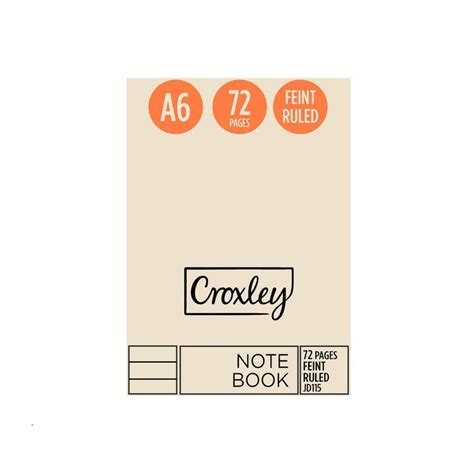Croxley Notebook Jd115 A6 72p